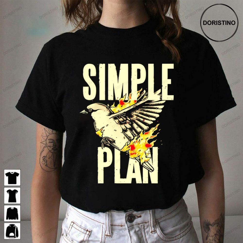 Simple Plan Beautiful Logo Limited Edition T-shirts